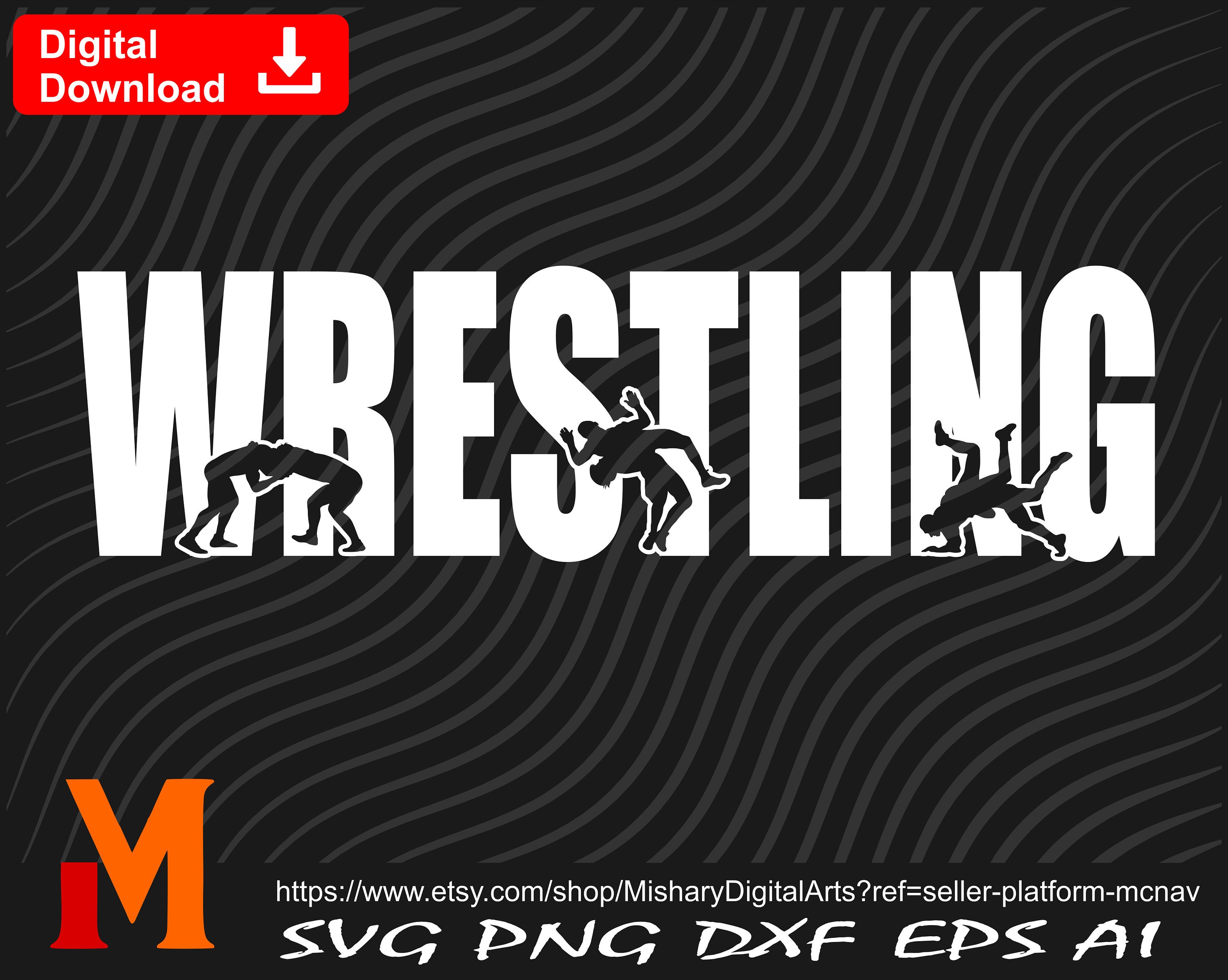 Cool Wrestling Text Wrestling Svg Wrestler Svg Digital - Etsy Finland