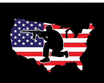 Home & Living American Flag Patriotic Quote Freedom Guns Pistols Gun ...