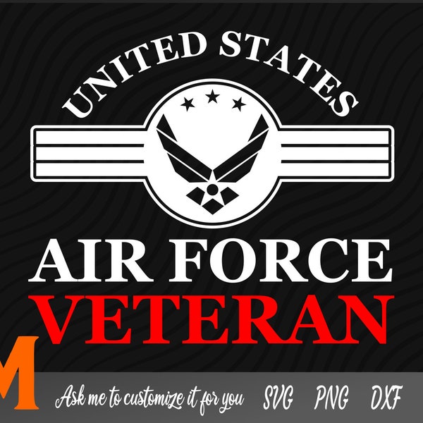 Air Force Veteran Clipart - Etsy