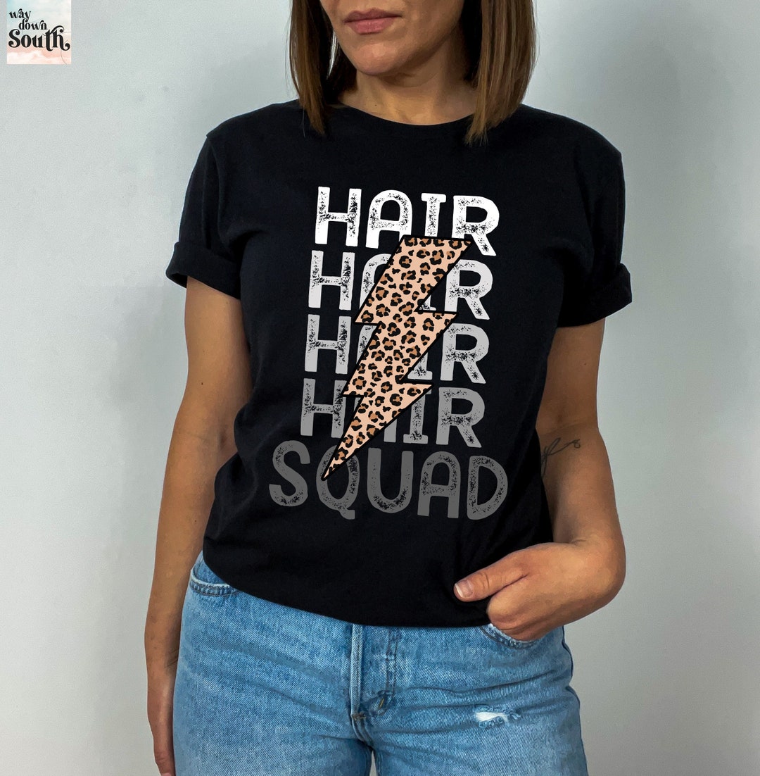 Hair Squad Shirt, Hair Stylist Tshirt, Hairdresser T-shirt, Cutting ...