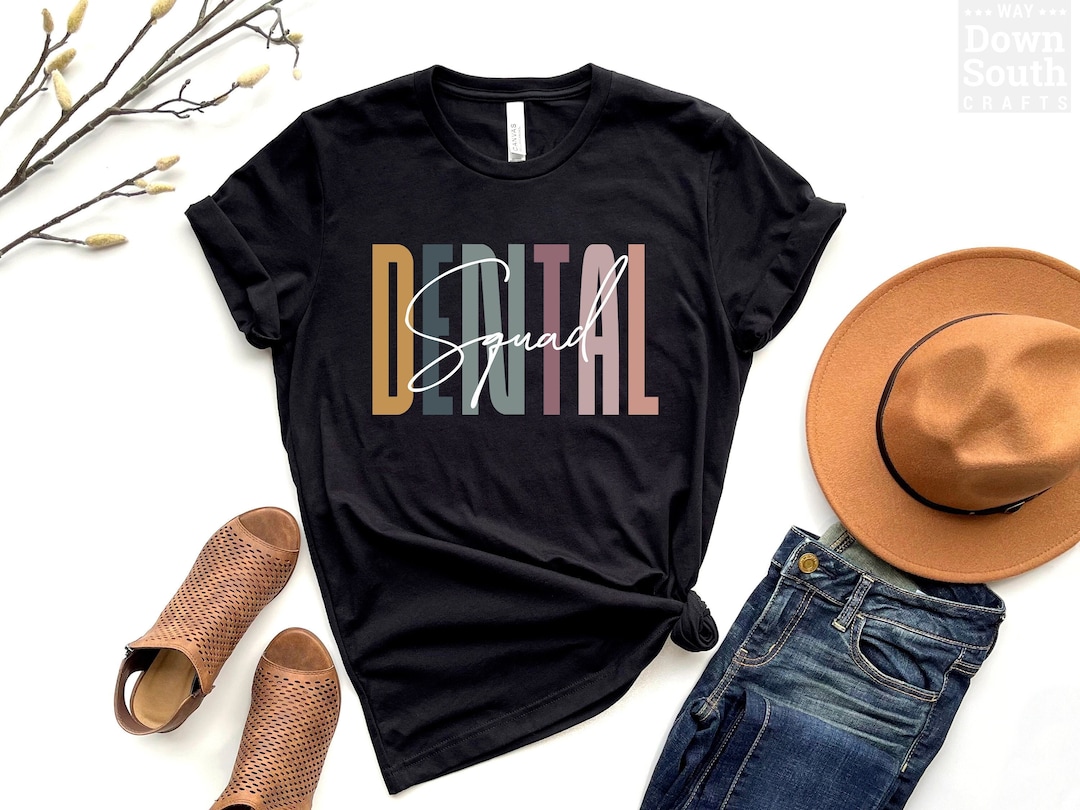 Dental Squad T-shirt, Dentist Office Tee, Hygienist Gift - Etsy