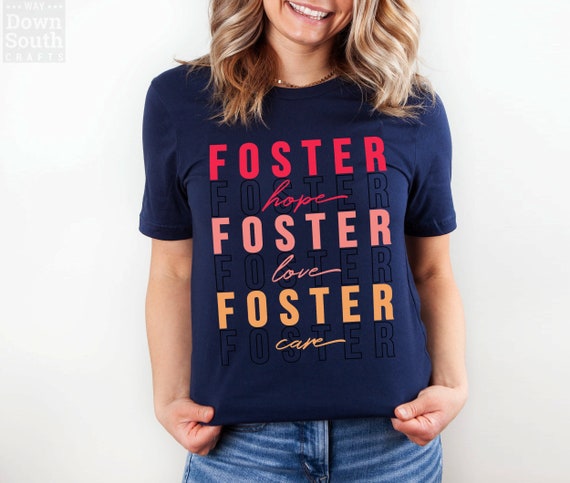 Foster Care Shirt Foster Parent Gift Adoption Gift Foster | Etsy