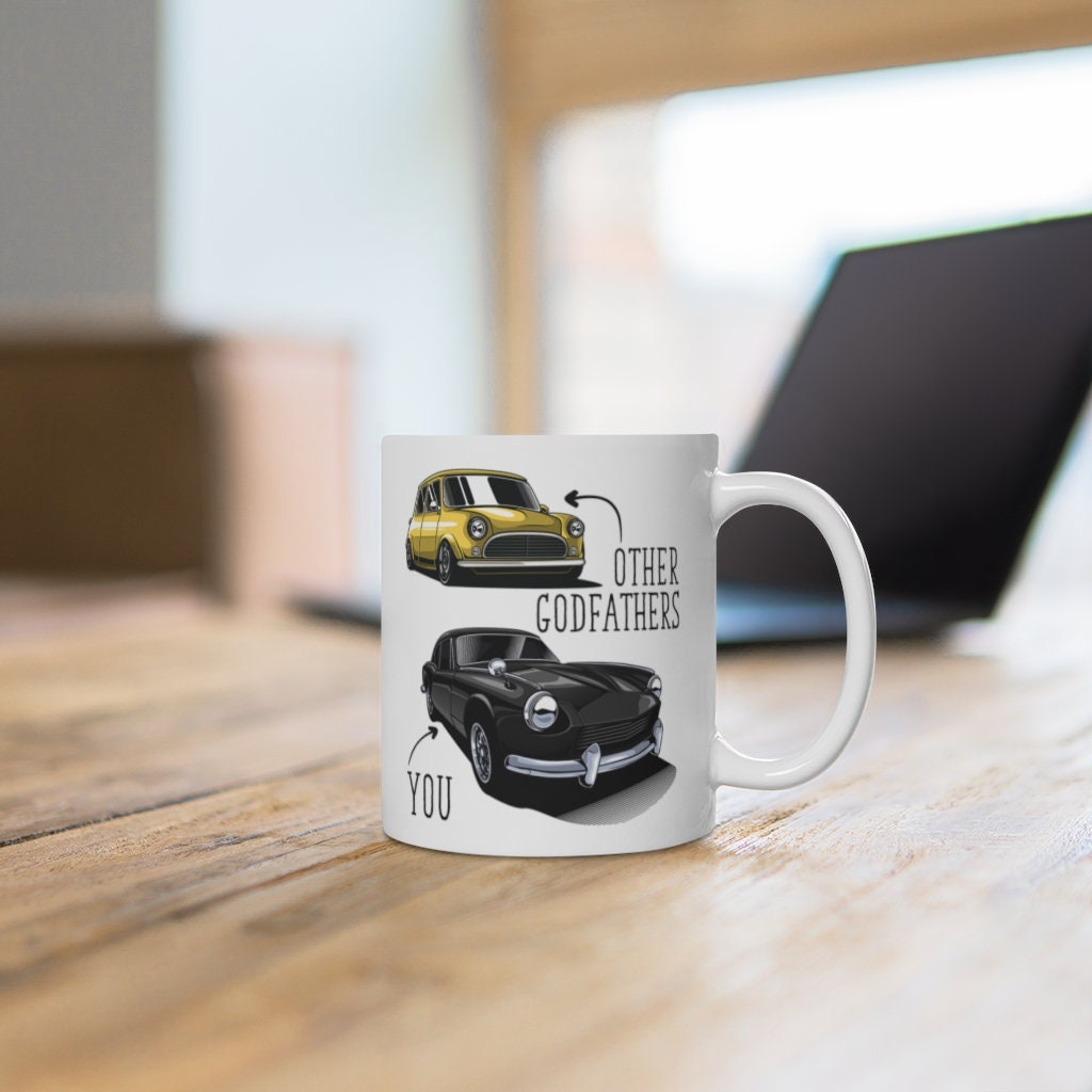 Funny Godfather Coffee Mug, Car Lover Gift - Etsy