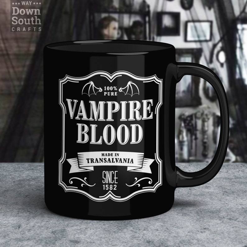 Gothic Coffee Mug Gothic Mug Gifts for A Goth Vampire | Etsy