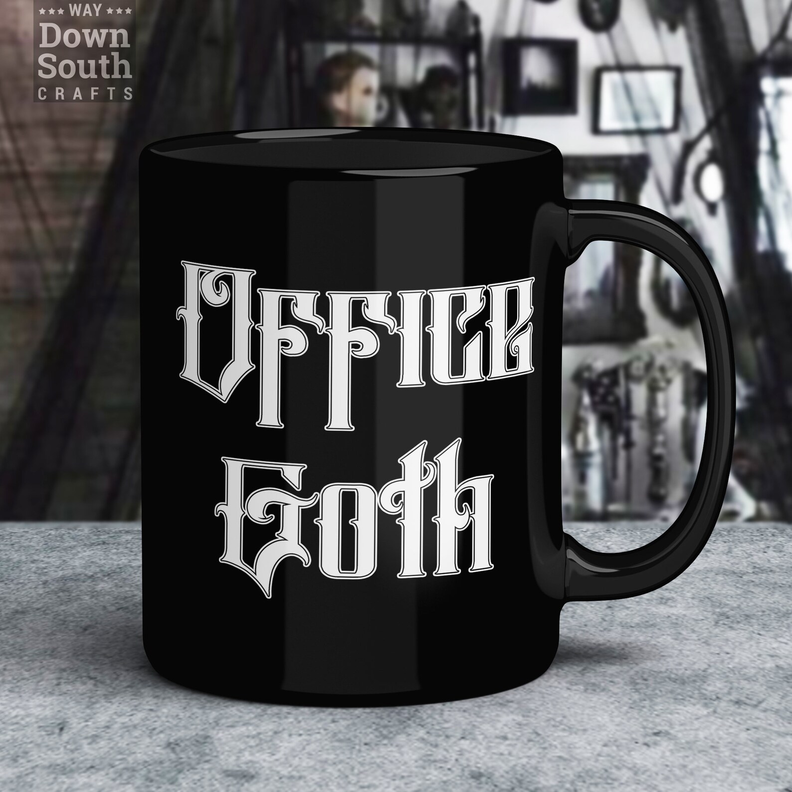 Office Goth Black Coffee Mug, Goth Gift, Nu Goth, Gothic Gifts for Her ...