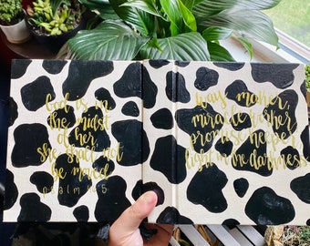 Cow Print Bible - Etsy