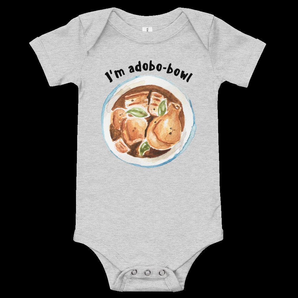 Original Adorable Adobo Filipino Food Onesie Outfit : Newborn Baby - Etsy