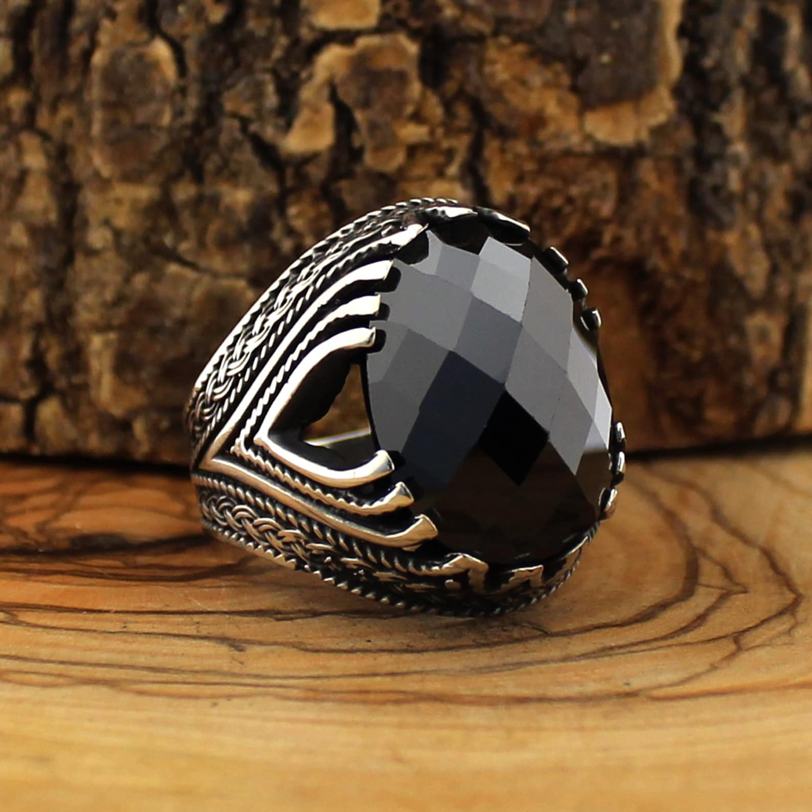 Mens Handmade Ring Turkish Handmade Silver Men Ring Ottoman - Etsy UK