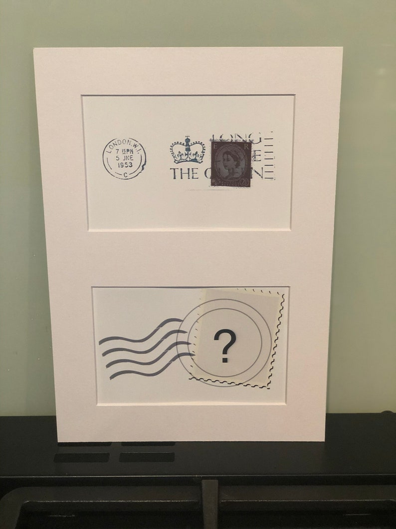 Double Stamp Special Places Personalised Vintage Postmarked - Etsy