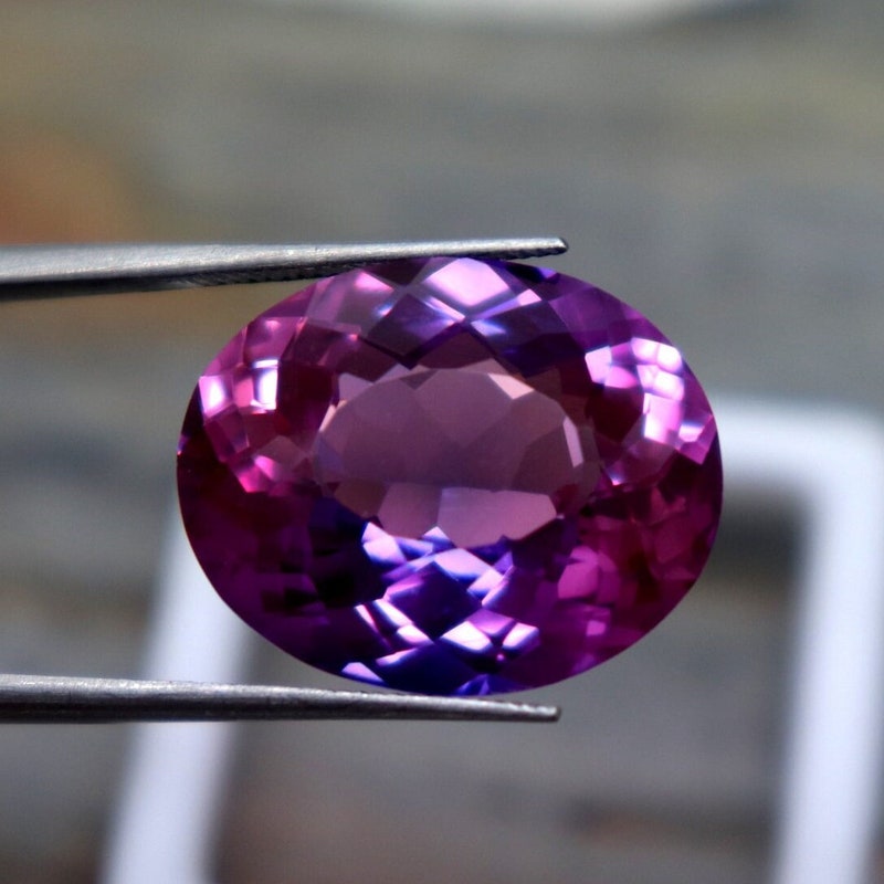 Bi Color Pink Sapphire - Etsy