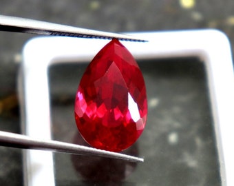 Very Beautiful Natural Star Ruby Loose Gemstone Red Star Ruby Unheated Untreated Ruby Cabochon 7 ...