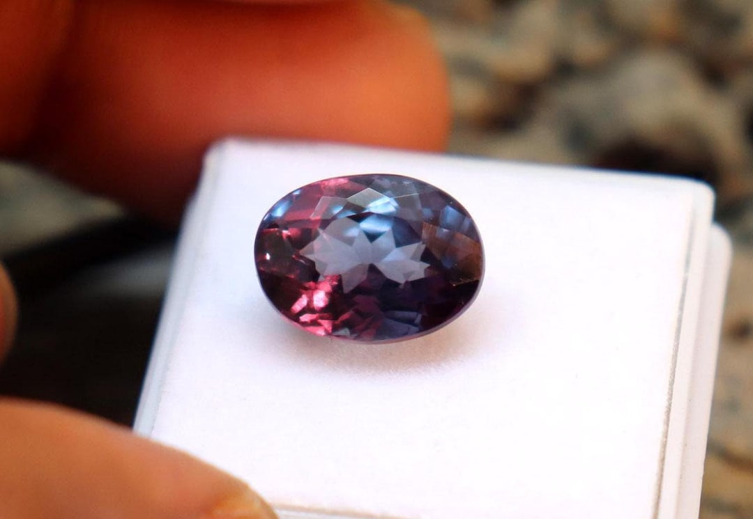Top Quality Alexandrite Stone Natural Multi Color Alexandrite Oval Cut ...