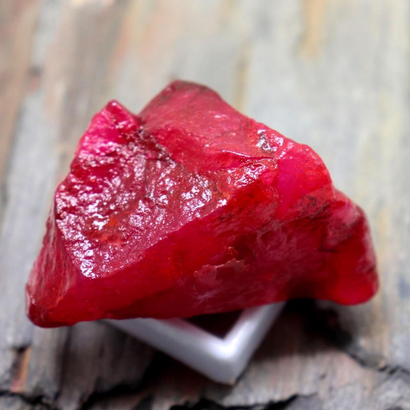 Uncut Ruby - Etsy