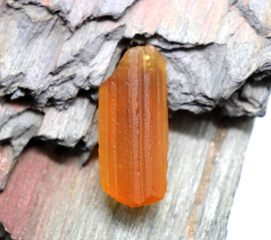 Hand Mined Yellow Sapphire Rough Gemstone 67.3ct Certified Sapphire Raw ...