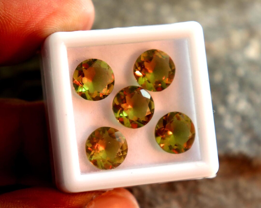 6mm Pair of Color Changing Alexandrite Stone Natural 2piece(s ...