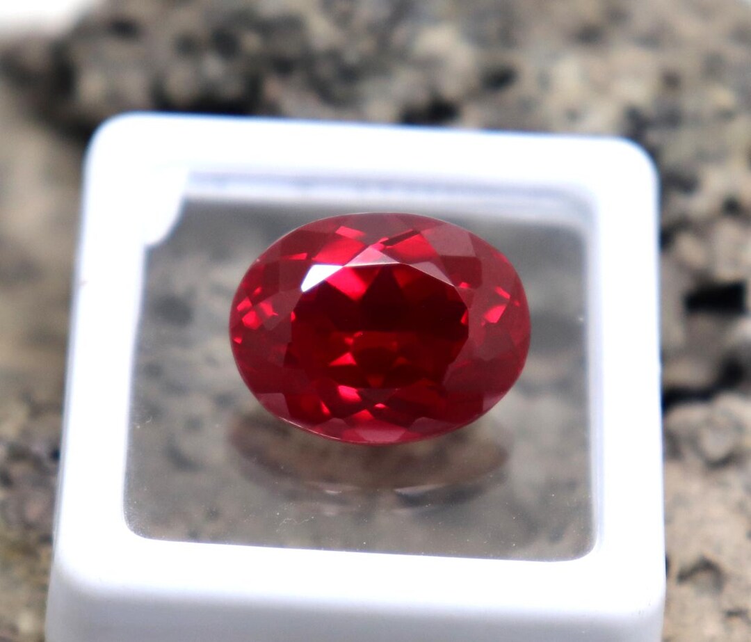CGI Certified Dark Red Ruby Loose Gemstone Unheated Untreated Ruby ...