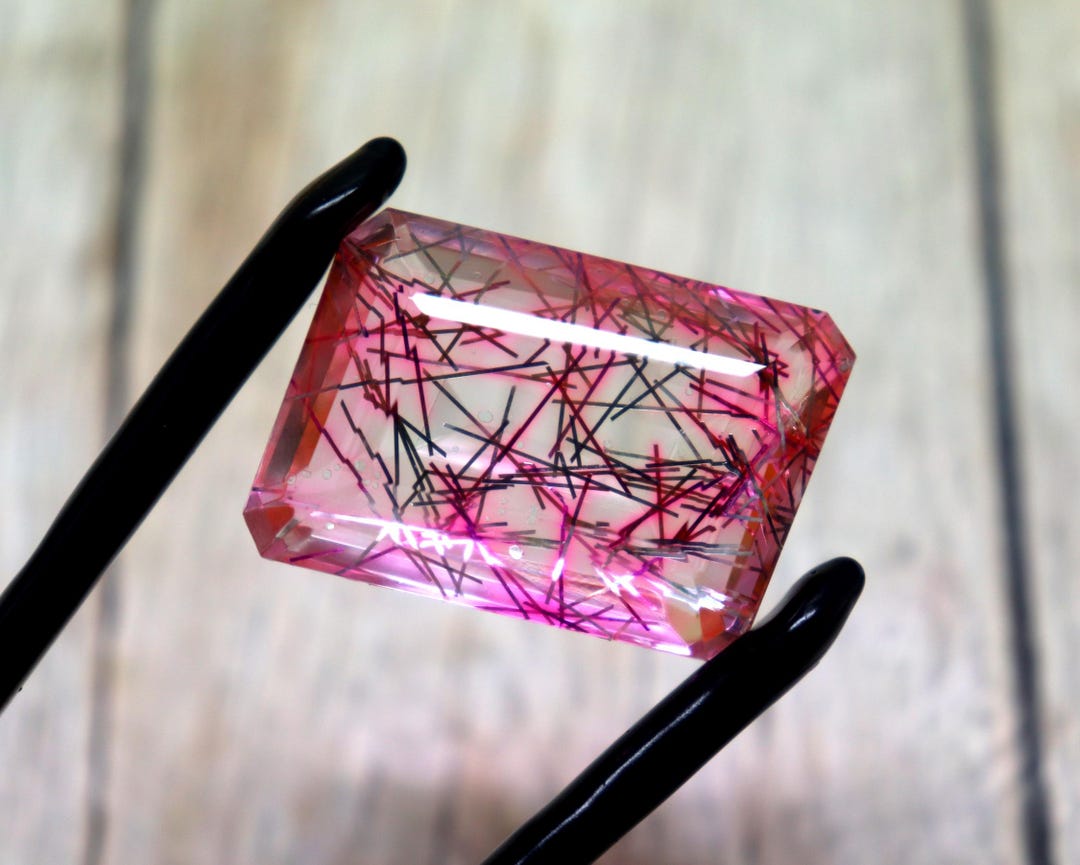 69.2ct Original Rutile Quartz Stone Amazing Shape Rutile Stone ...