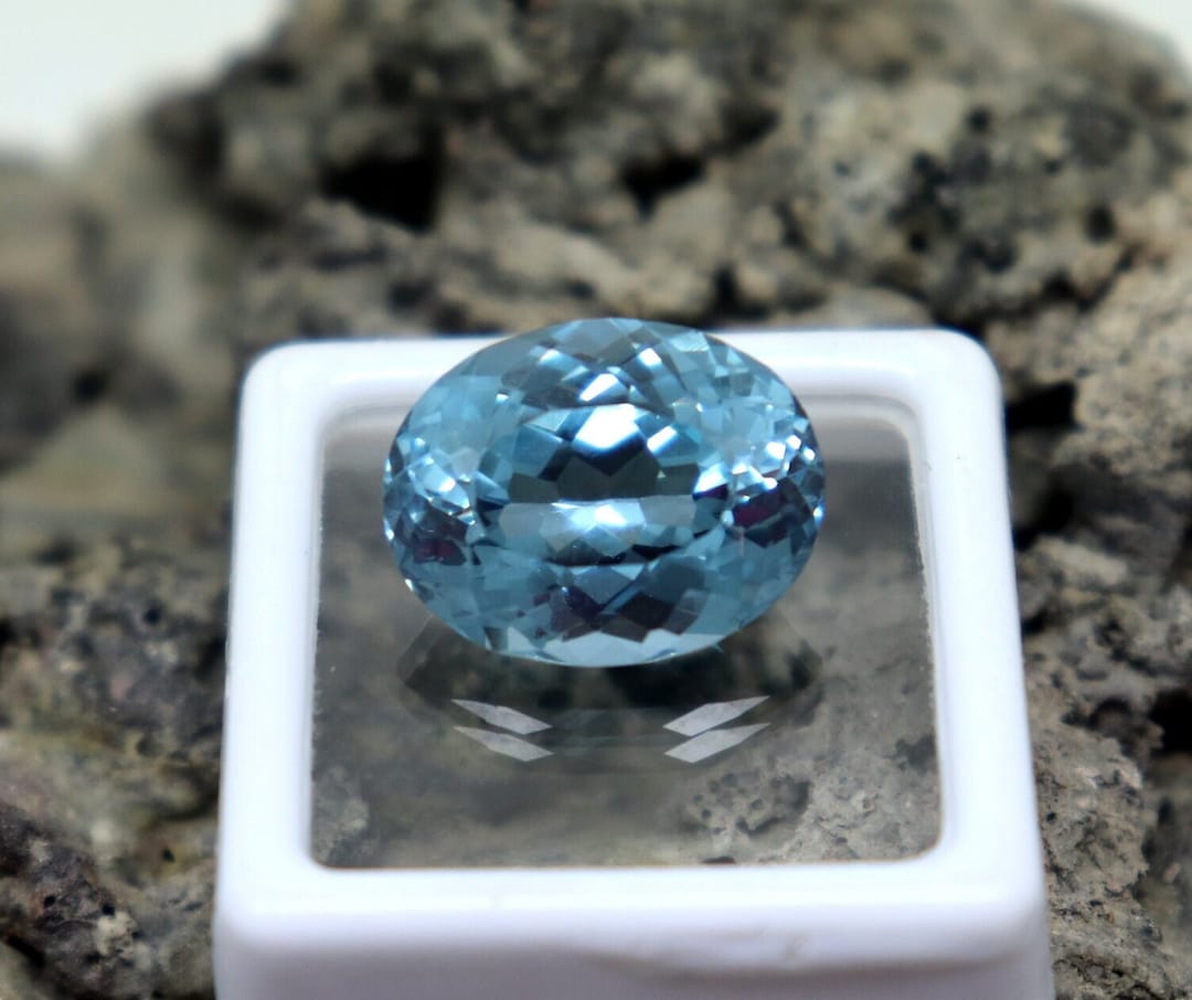 CGI Certified Aquamarine Loose Stone Light Blue Aquamarine Unheated ...