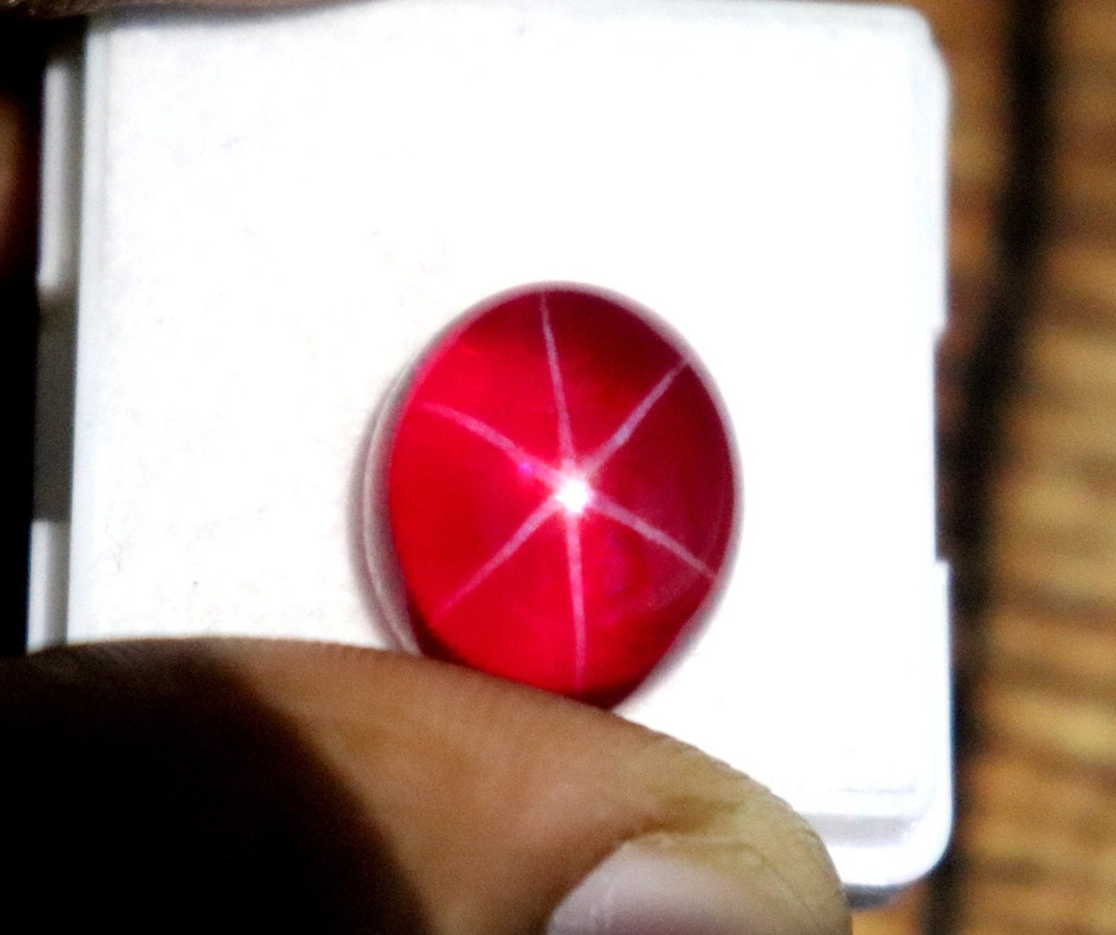 Very Beautiful Natural Star Ruby Loose Gemstone Red Star Ruby Unheated ...
