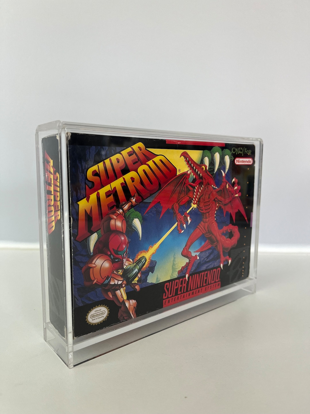SNES Game Protective Acrylic Case CIB - Etsy