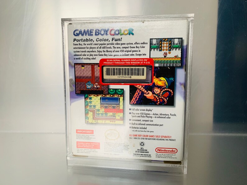 Gameboy Color Protective Acrylic Display Case - Etsy