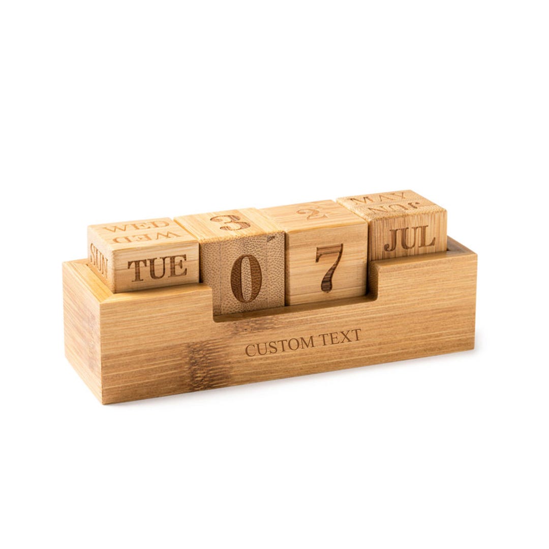 Table Calendar, Anniversary Gift, Calendar, Wedding Gift, Wooden ...