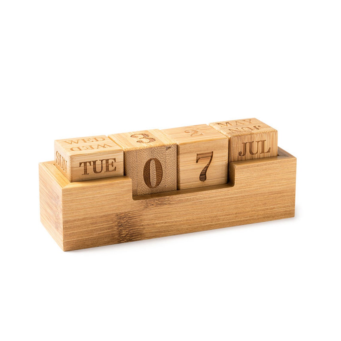 Calendar, Table Calendar, Wooden Calendar, Wood Office Decor ...