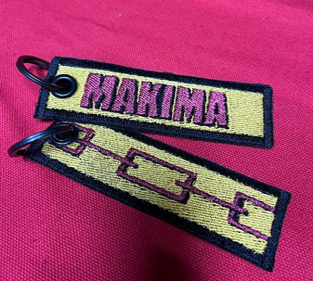 Makima Anime Chainsaw Character Flight Tag - Etsy