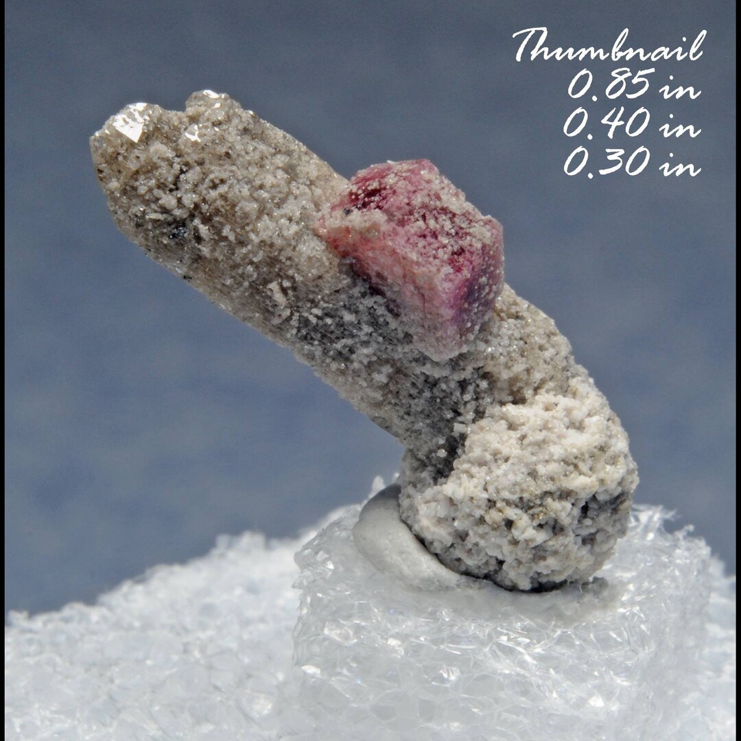 Rare Raspberry Red Beryl (also Sometimes Called Bixbite) on Topaz ...