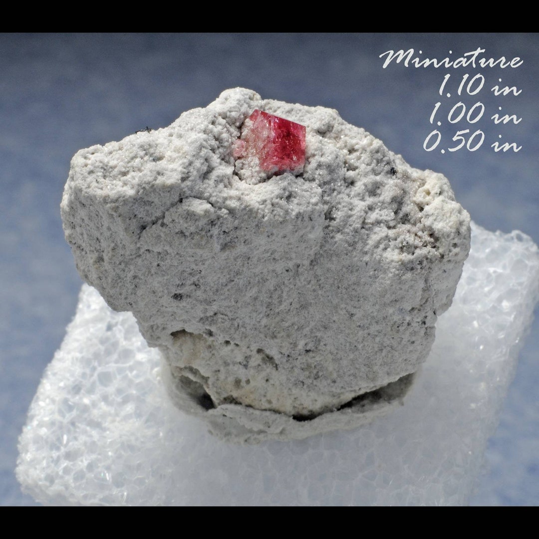 Raspberry Red Beryl (also Sometimes Called Bixbite) on Rhyolite Matrix ...