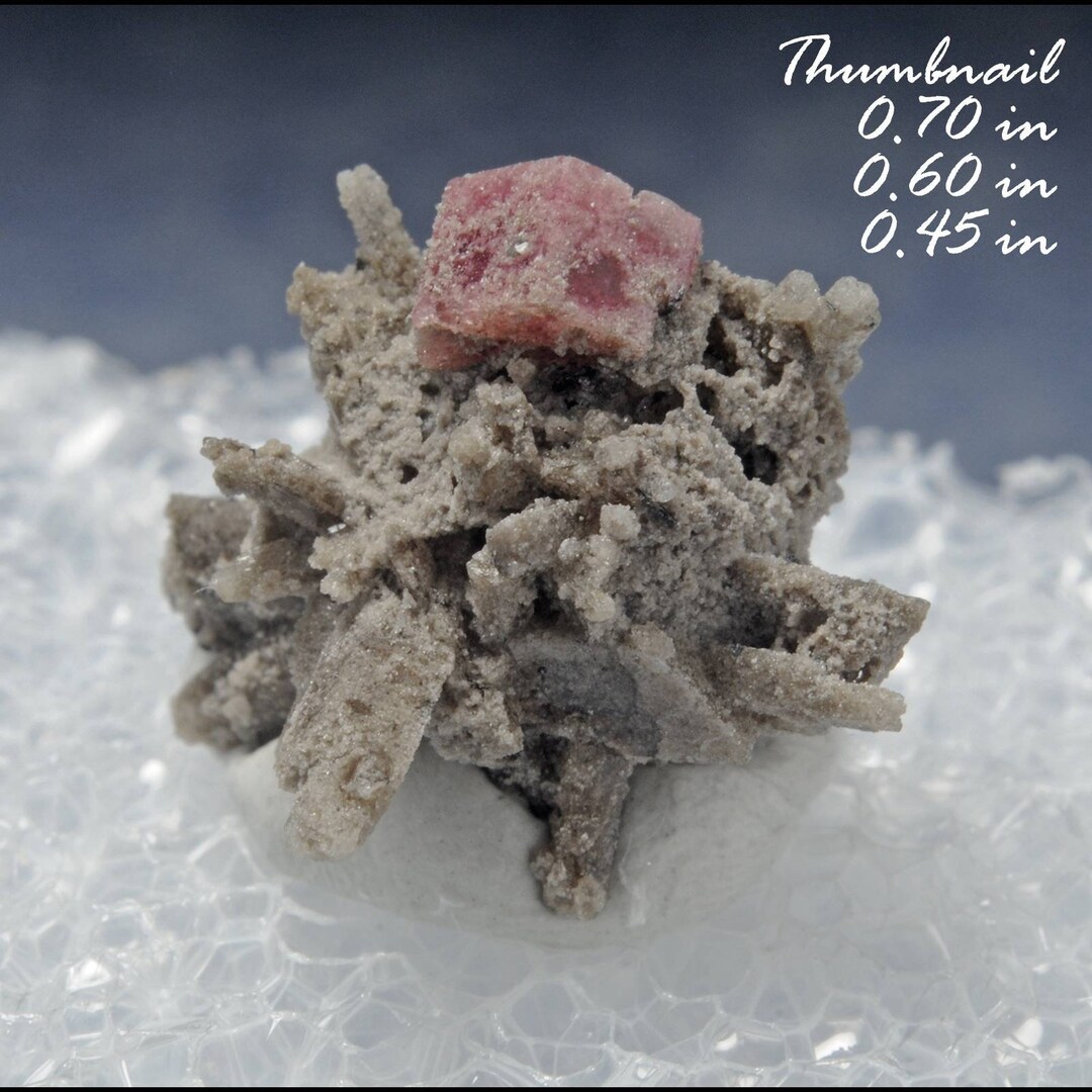 Rare Raspberry Red Beryl (also Sometimes Called Bixbite) on Topaz ...