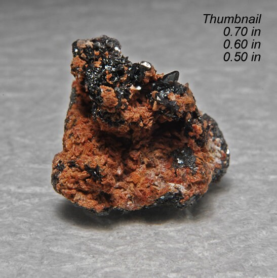 Durangite Crystals on Hematite Location: Thomas Range Juab Co. Utah. - Etsy