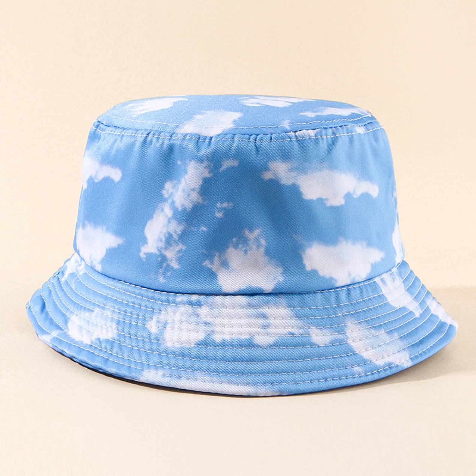 Bucket Hat Blue Sky White Cloud Hatwomens Hats - Etsy
