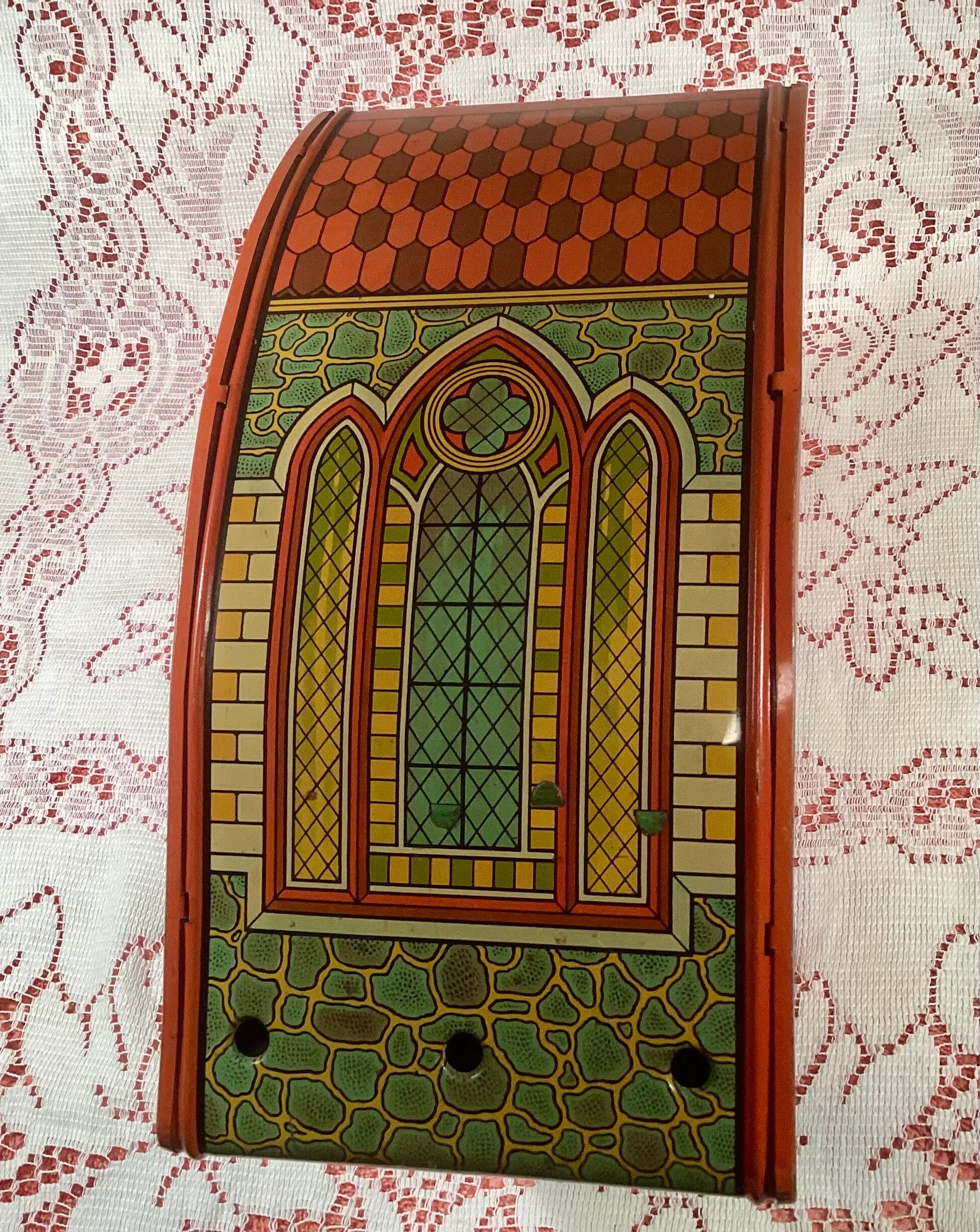 Antique Crank Wind Organ Music Box Cathedral Toy - Etsy