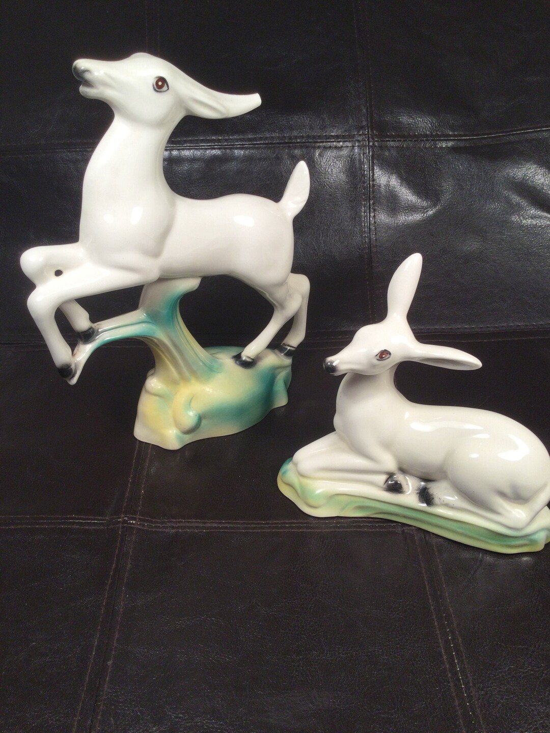 Stewart Mccullough Mid Century California Pottery Leaping Deer - Etsy