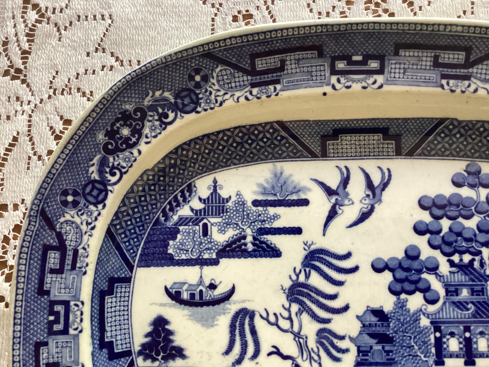 Rare Antique C 1815 Welsh Cambrian Swansea Pottery Dillwyn & Co Blue ...