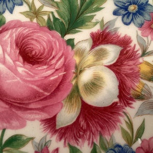 Vintage Solian Ware 10 1/2” Floral Dinner Plate With Gold Borders - Etsy