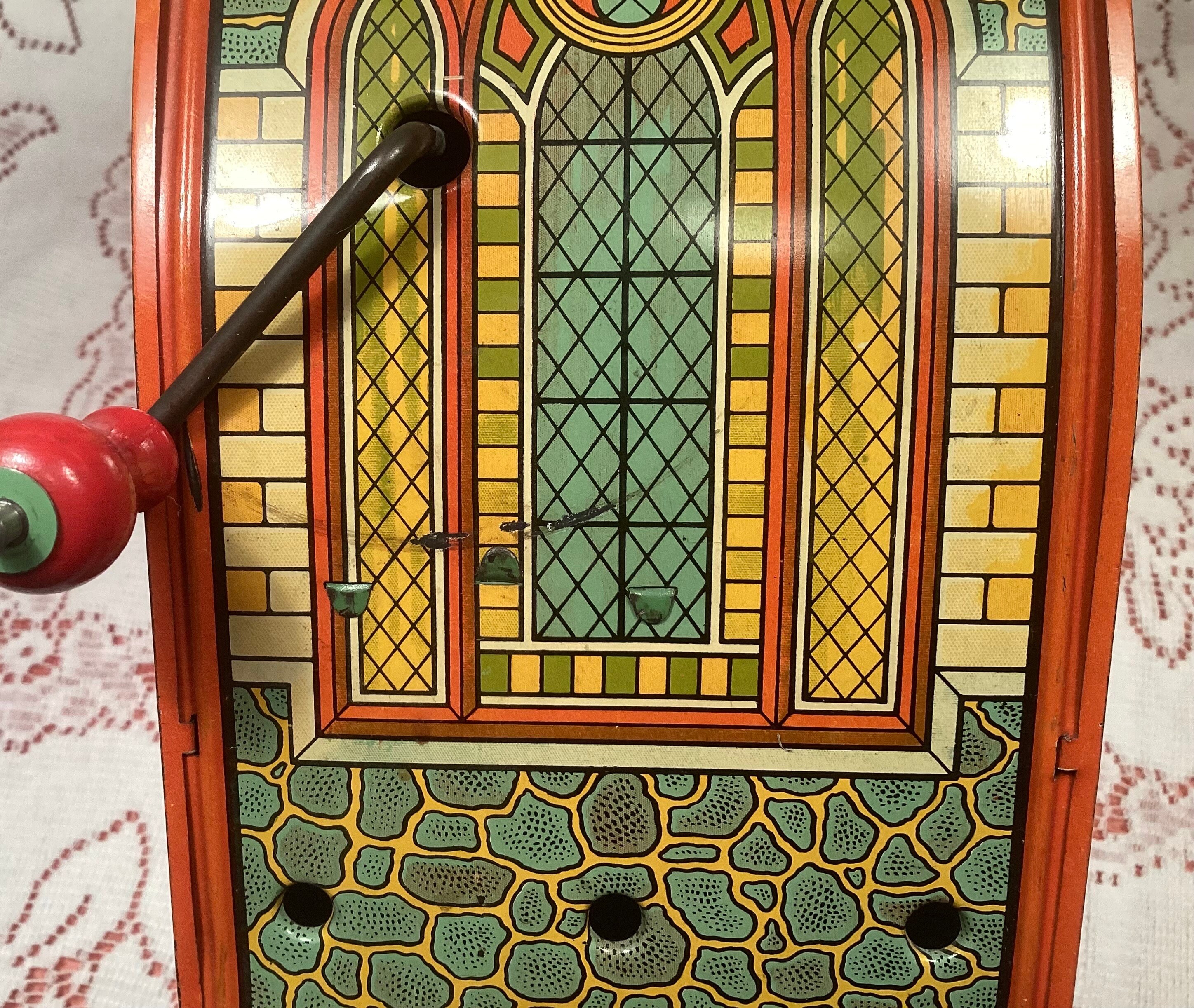 Antique Crank Wind Organ Music Box Cathedral Toy - Etsy