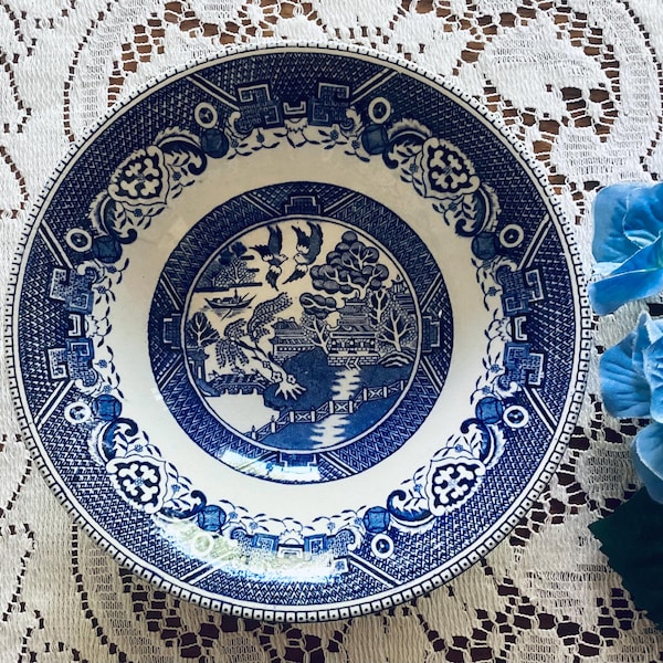 Old Blue Willow Bowls - Etsy