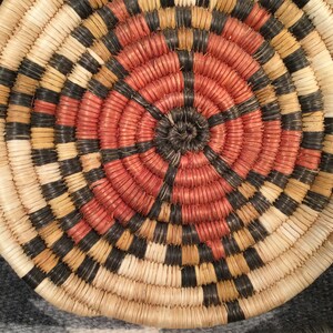 Hopi Native American Vintage 7” Star Pattern Coil Plaque - Etsy