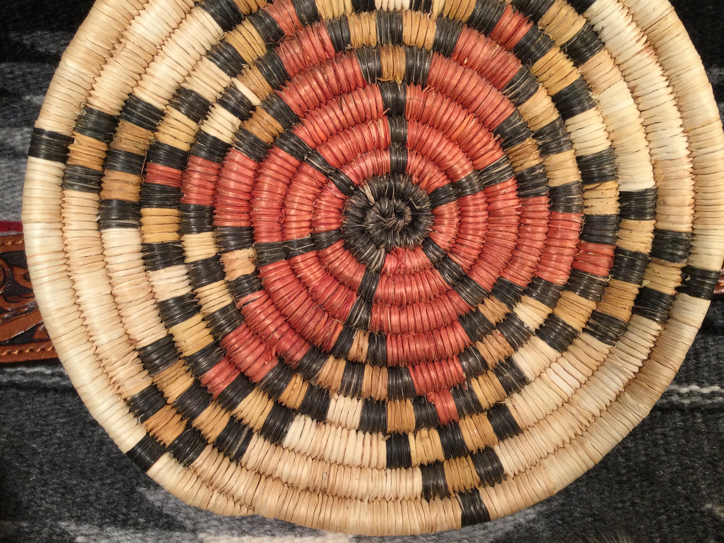 Hopi Native American Vintage 7” Star Pattern Coil Plaque - Etsy