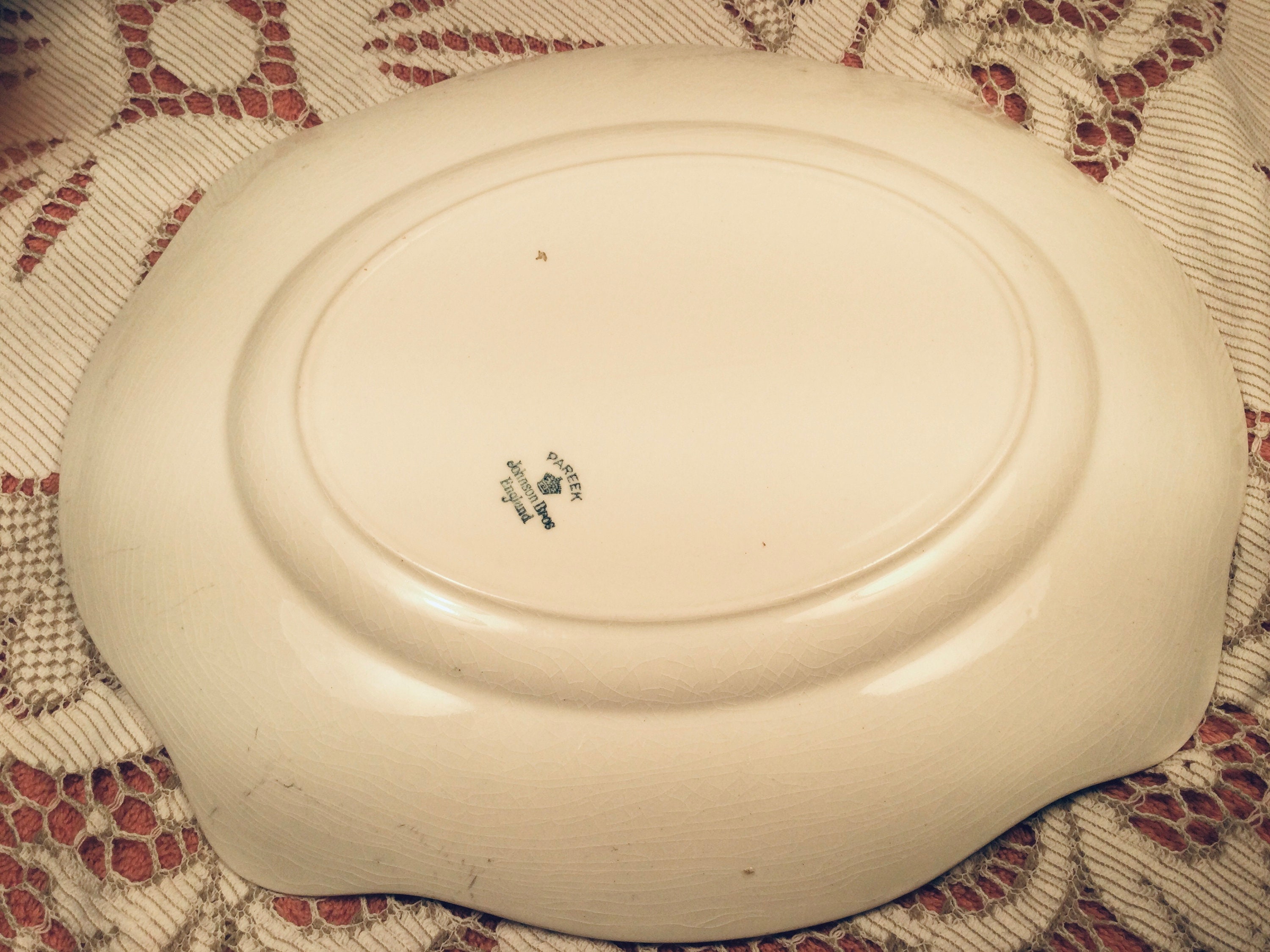 Johnson Brothers Antique Pareek China in Malaga Pattern Serving Platter ...