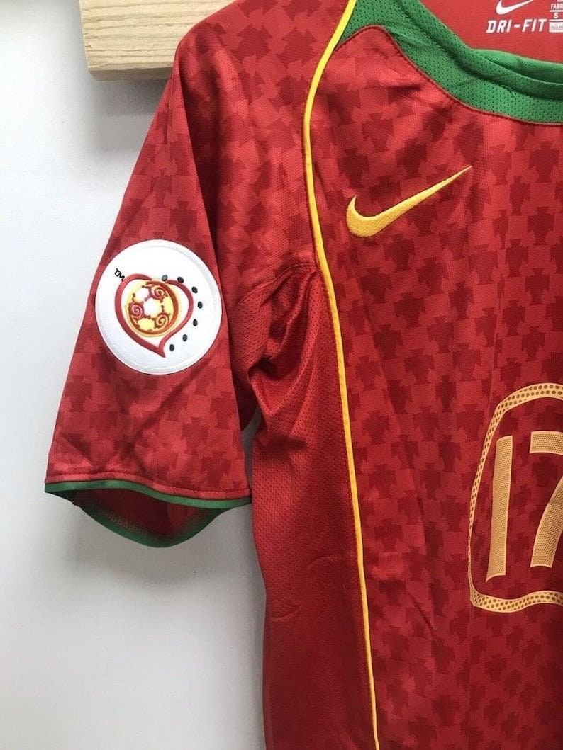 Portugal Euro 2004 Final Shirt C.ronaldo 17 Portugal Ronaldo Jersey - Etsy