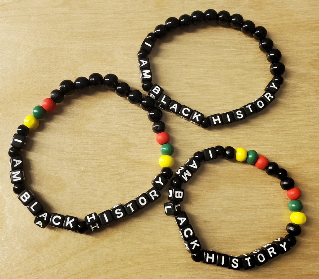 I Am Black History Bracelets - Etsy