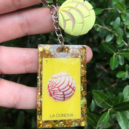 Concha Keychain Mexican Keychain Pan Dulce Llavero - Etsy