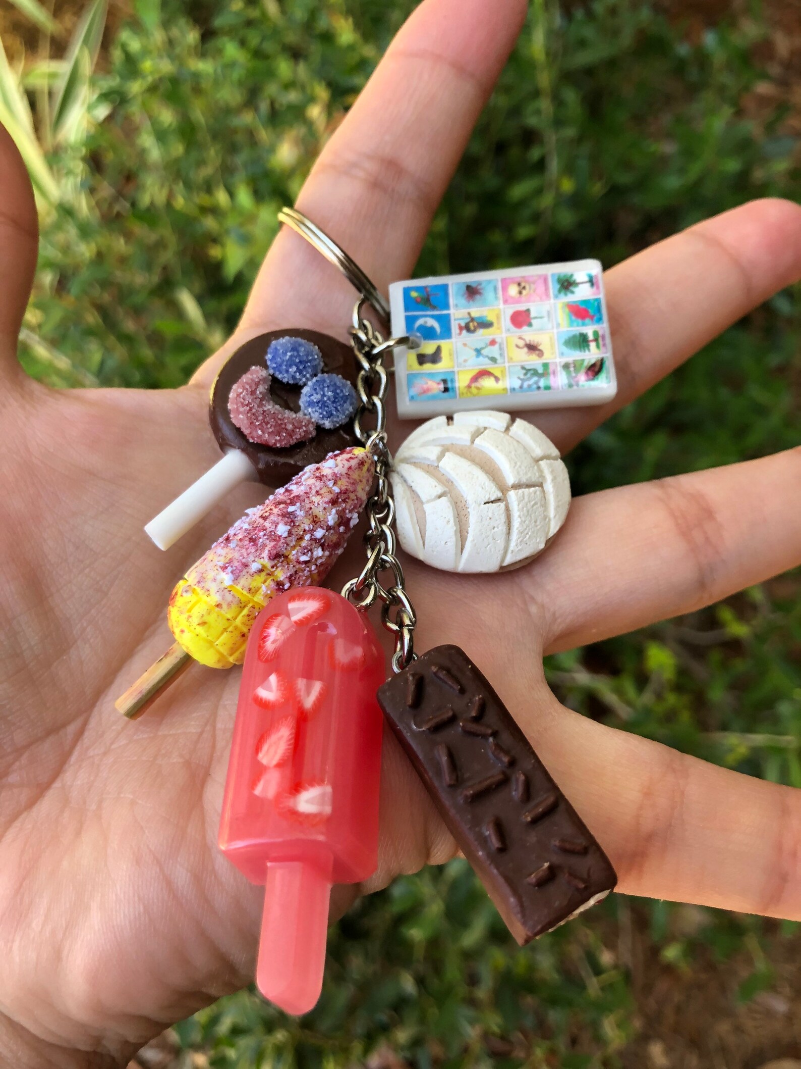 Mexican Keychain Paleta Payaso Concha Loteria Elote - Etsy