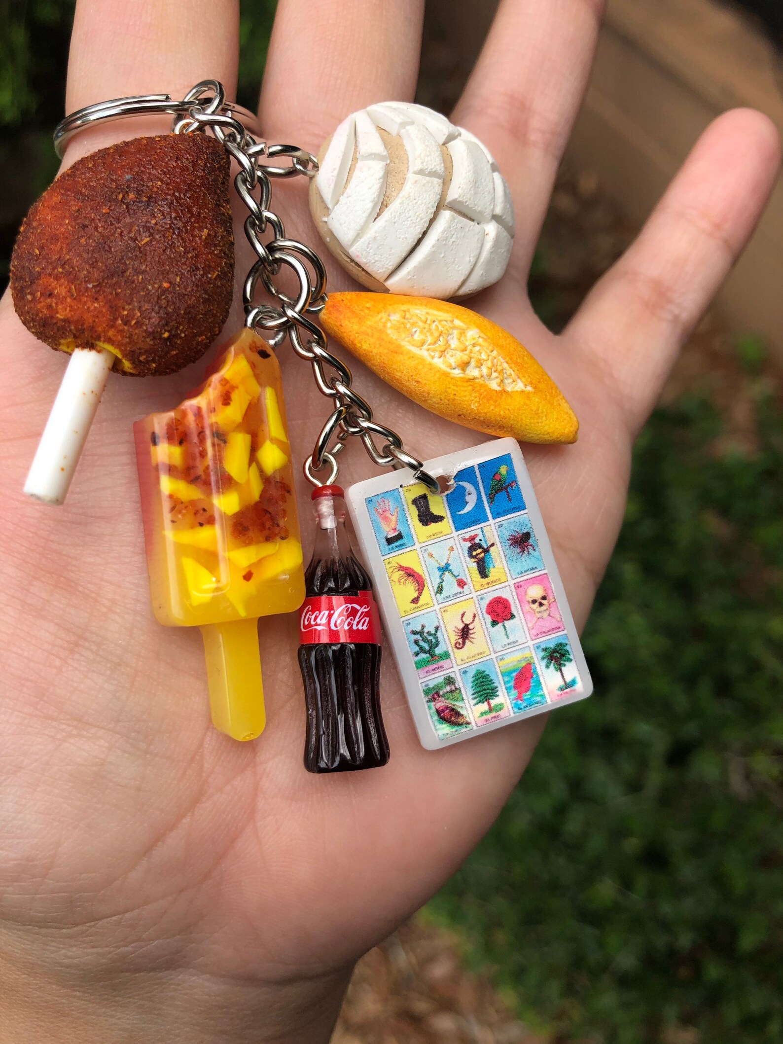 Mexican Keychain Llavero Mexicano Bolillo Concha - Etsy