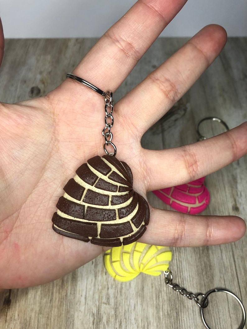 Concha Keychain Mexican Keychain Pan Dulce Llavero - Etsy