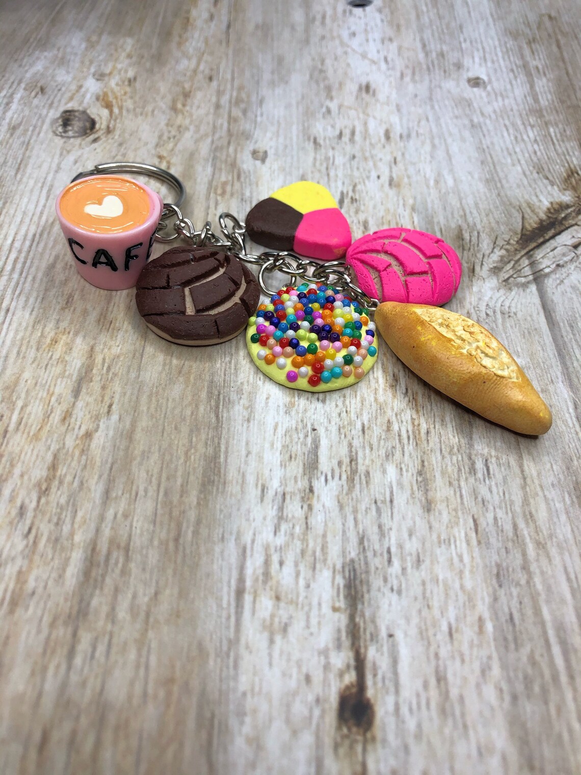 Pan Dulce Mexicano Llavero Mexican Keychain Concha Keychain - Etsy Ireland