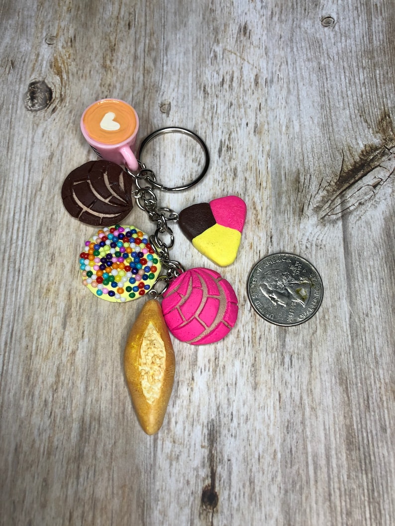 Pan Dulce Mexicano Llavero Mexican Keychain Concha Keychain | Etsy
